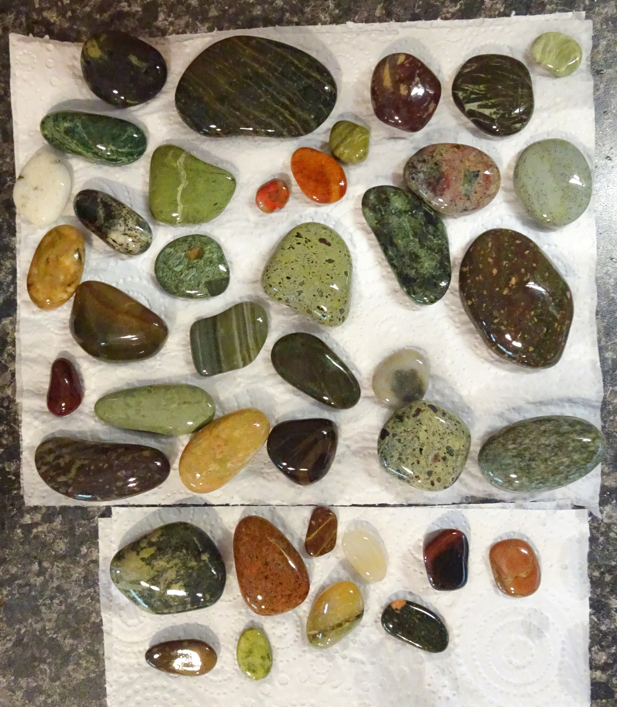 The Seven Stages in Tumble Polishing Stones: Stage Seven, Borax ...